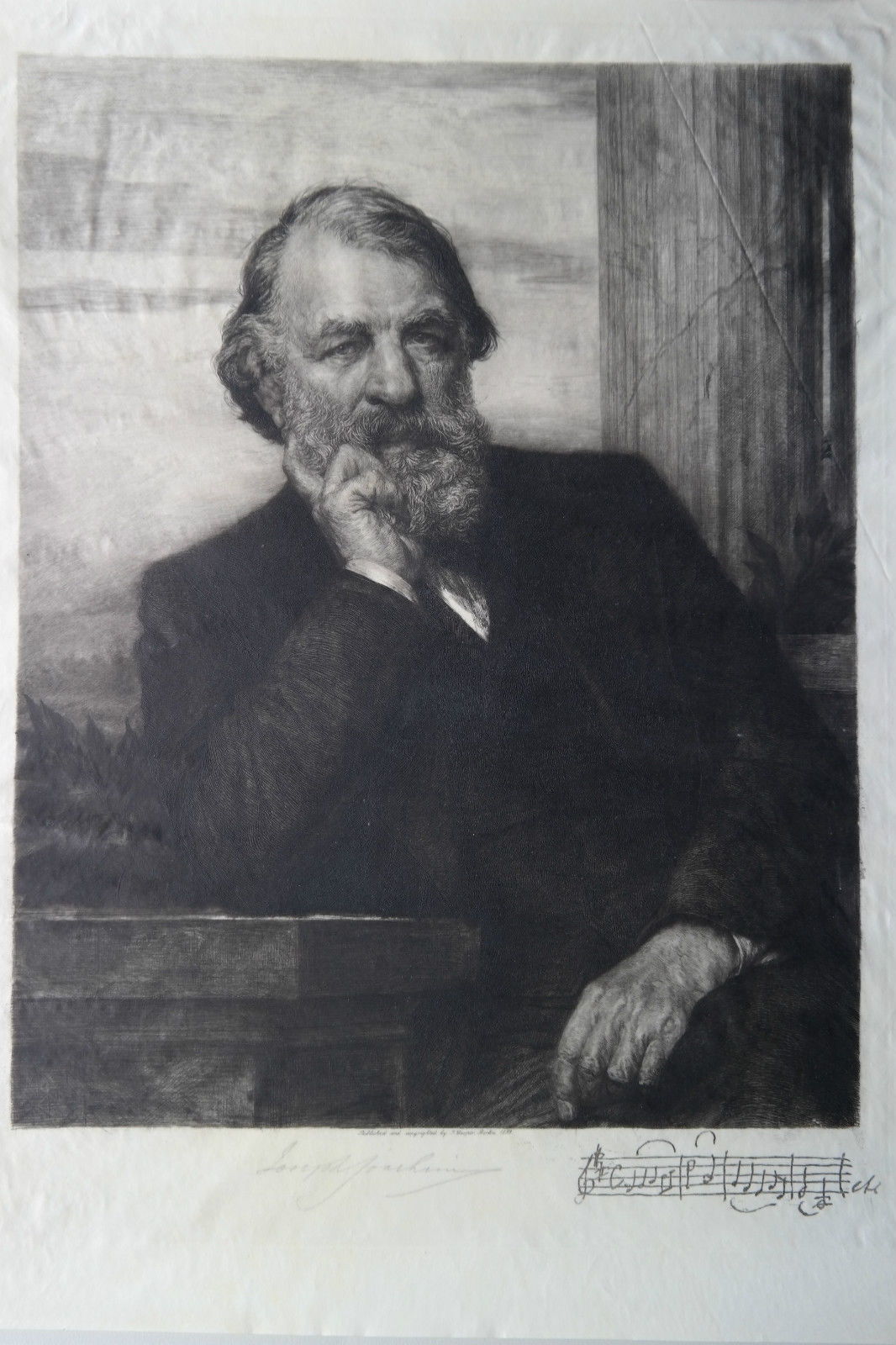 Carl Ernst Forberg: Joseph Joachim (1899) | Joseph Joachim